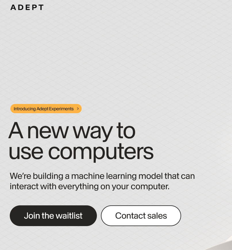 Adept AI - Future AI Toolbox