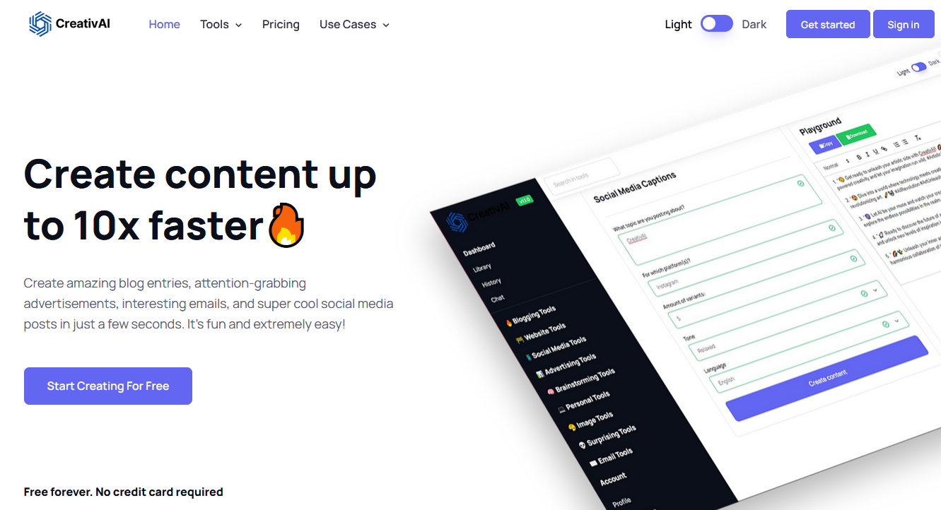 CreativAI - Future AI Toolbox
