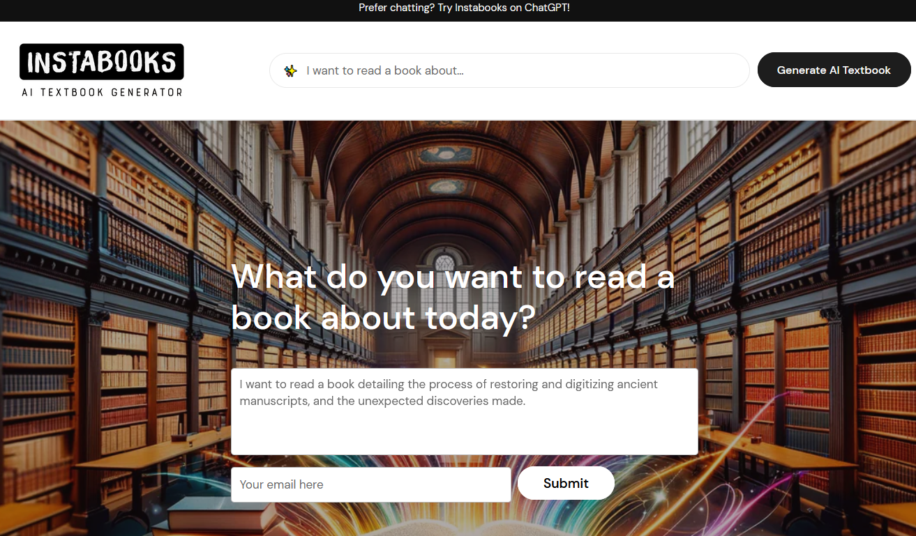 Instabooks - Future AI Toolbox