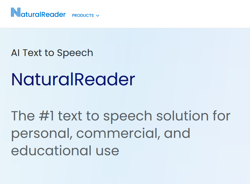 Natural Readers - Future AI Toolbox
