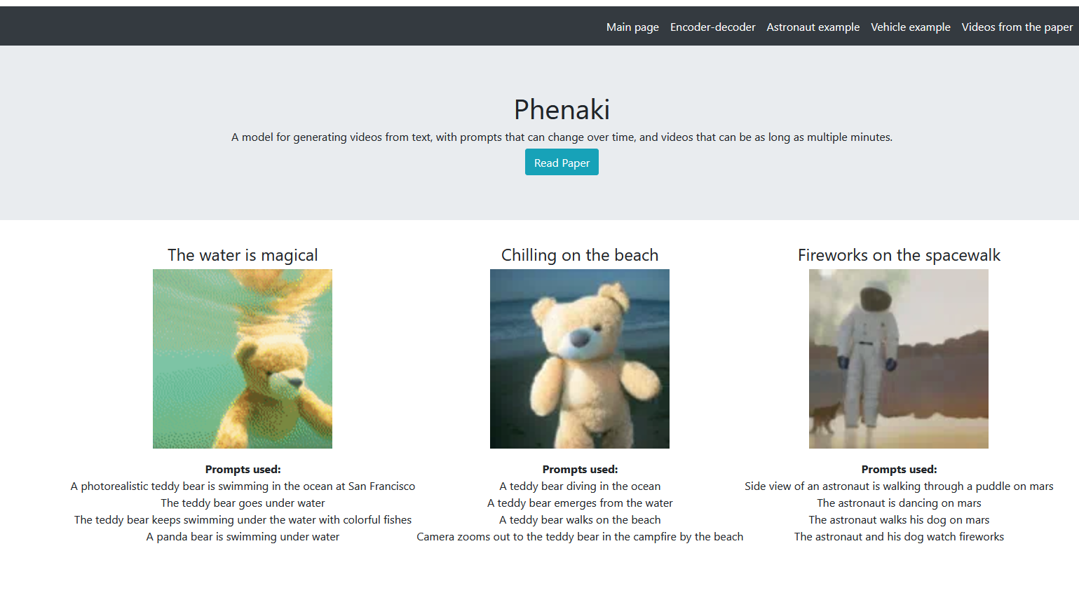 Phenaki Video - Future AI Toolbox