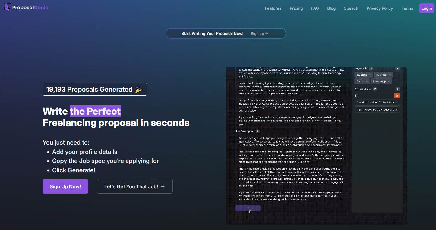 Proposal Genie - Future AI Toolbox