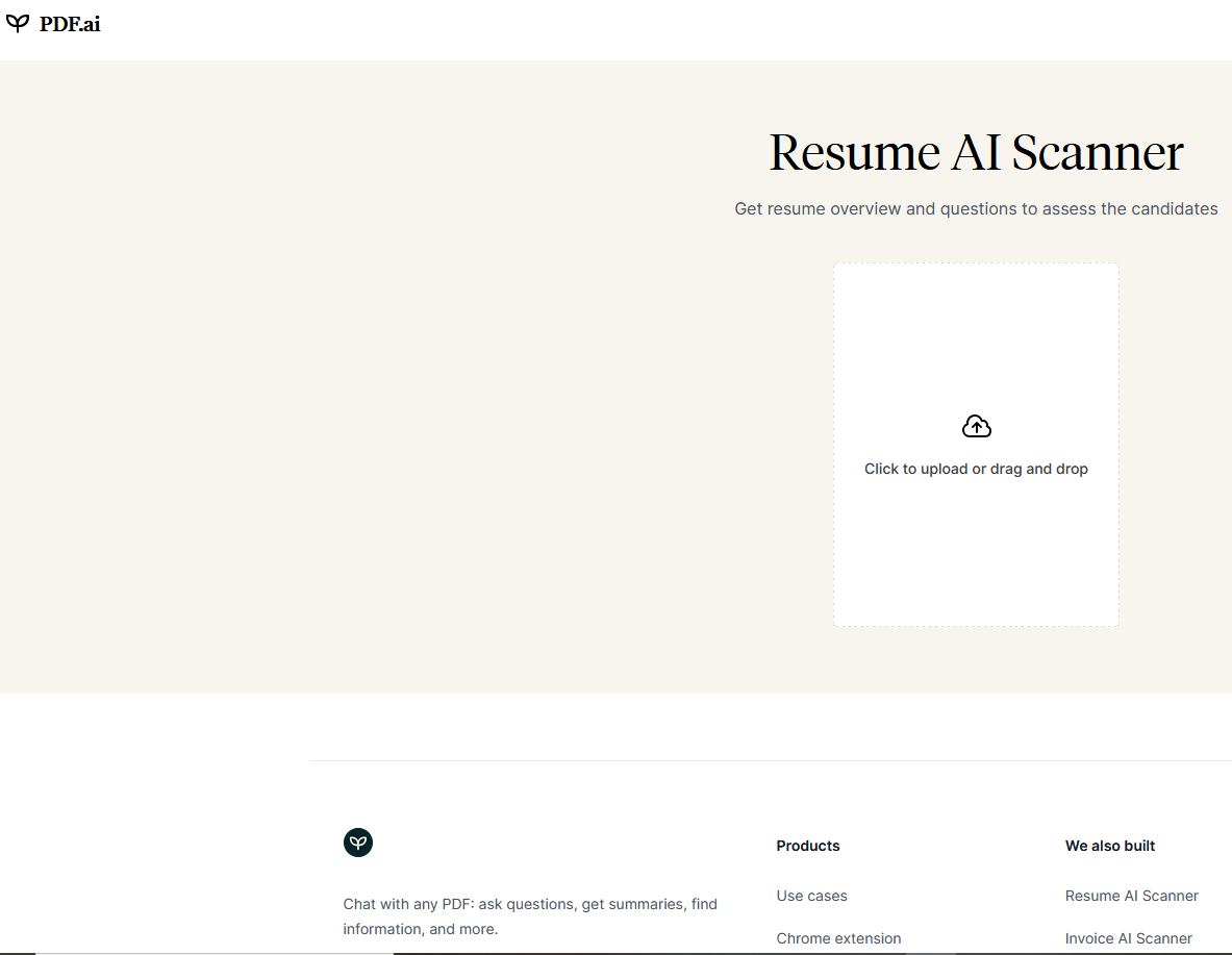 Resume Scanner - Future AI Toolbox