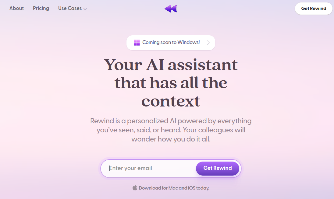 Rewind AI - Future AI Toolbox