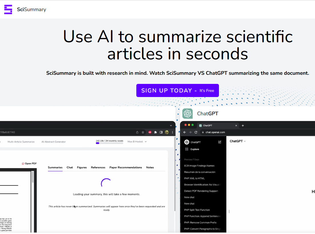 SciSummary - Future AI Toolbox