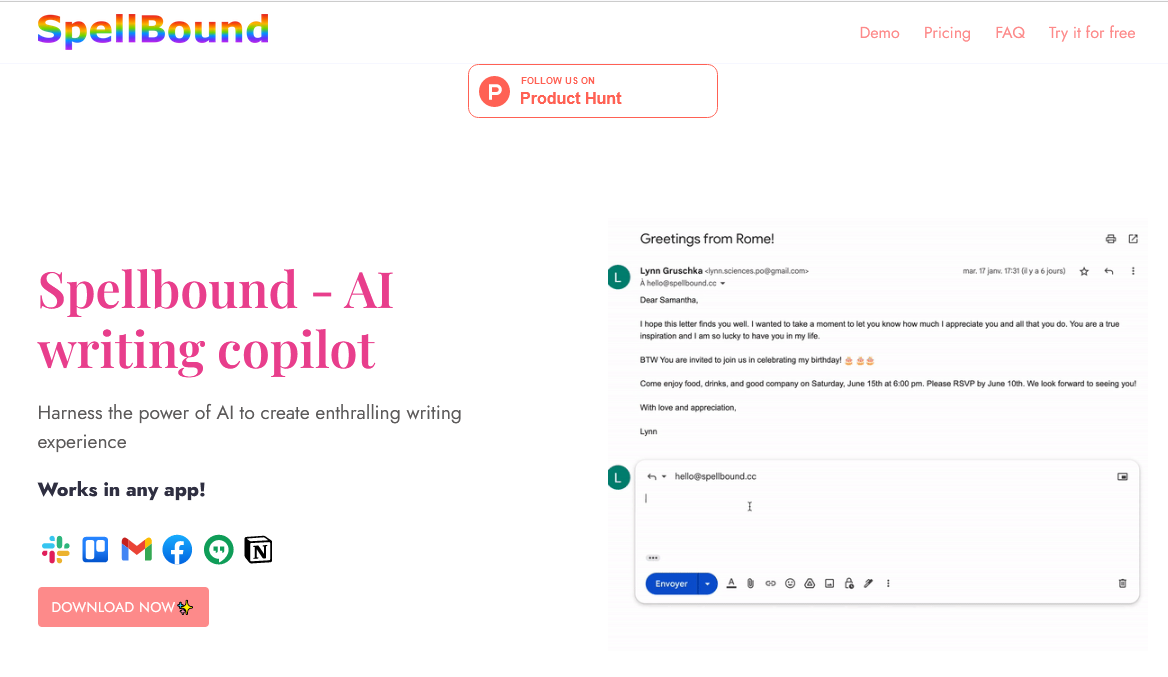 SpellBound - Future AI Toolbox