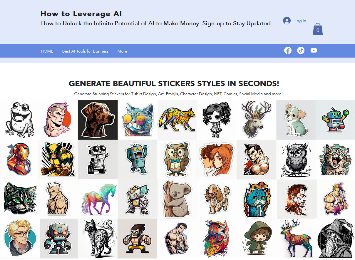 Sticker Prompt Generator - Future AI Toolbox