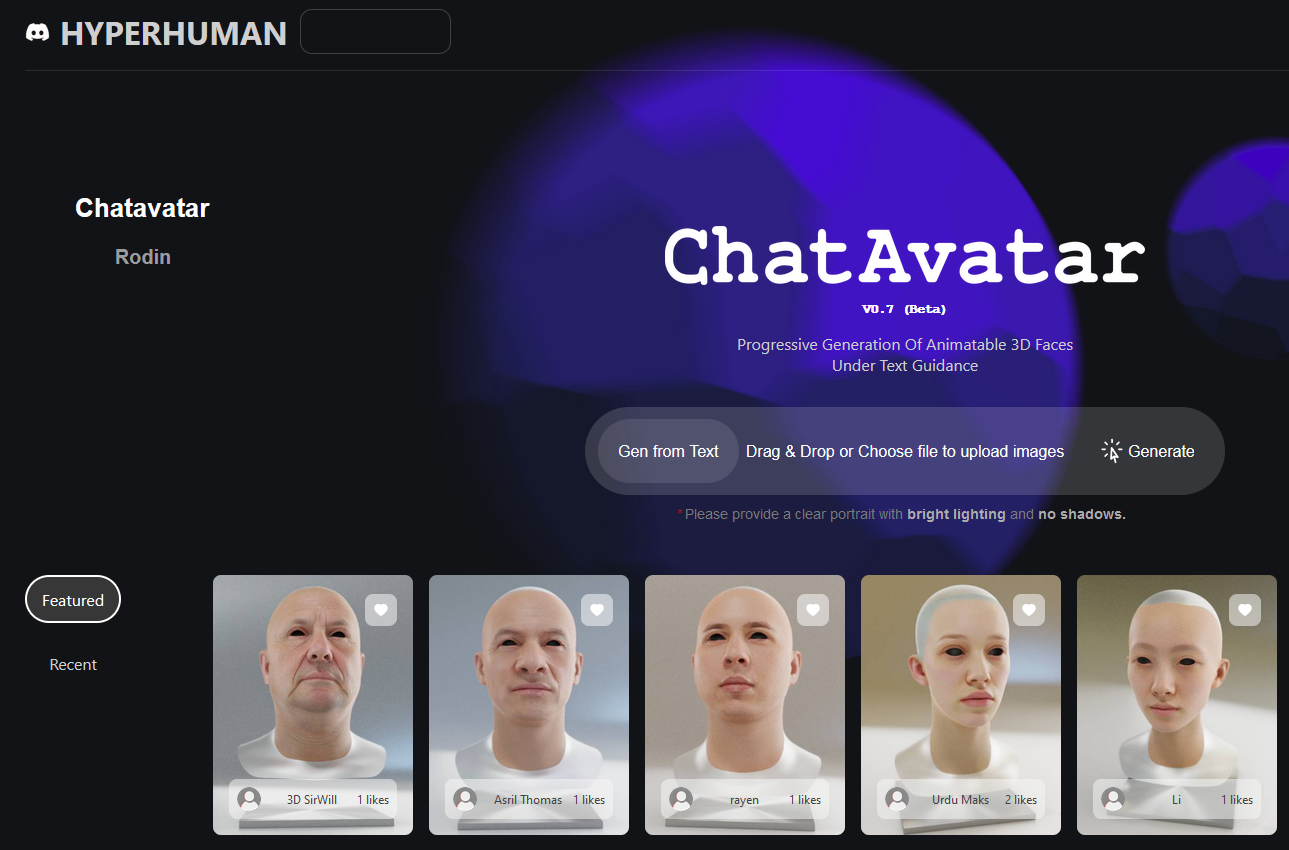 ChatAvatar - Future AI Toolbox