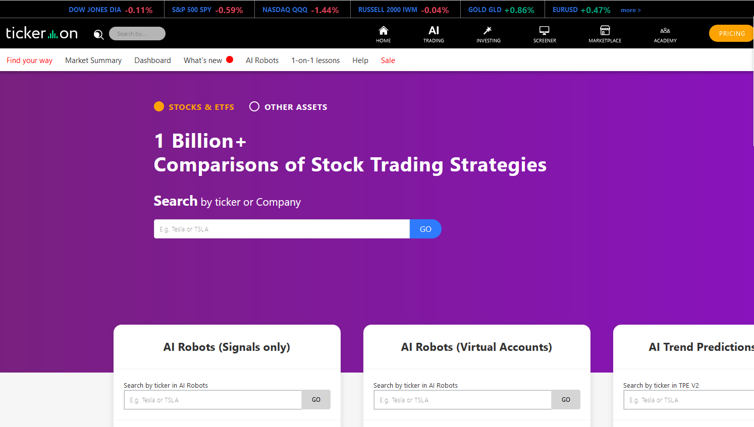 TickerOn Future AI Toolbox TickerOn Future AI Toolbox