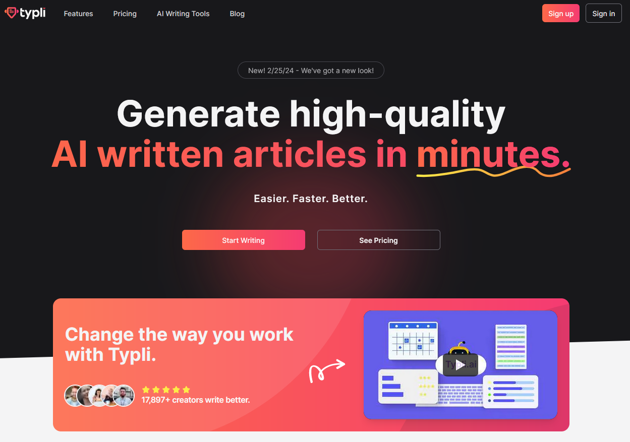Typli.ai - Future AI Toolbox