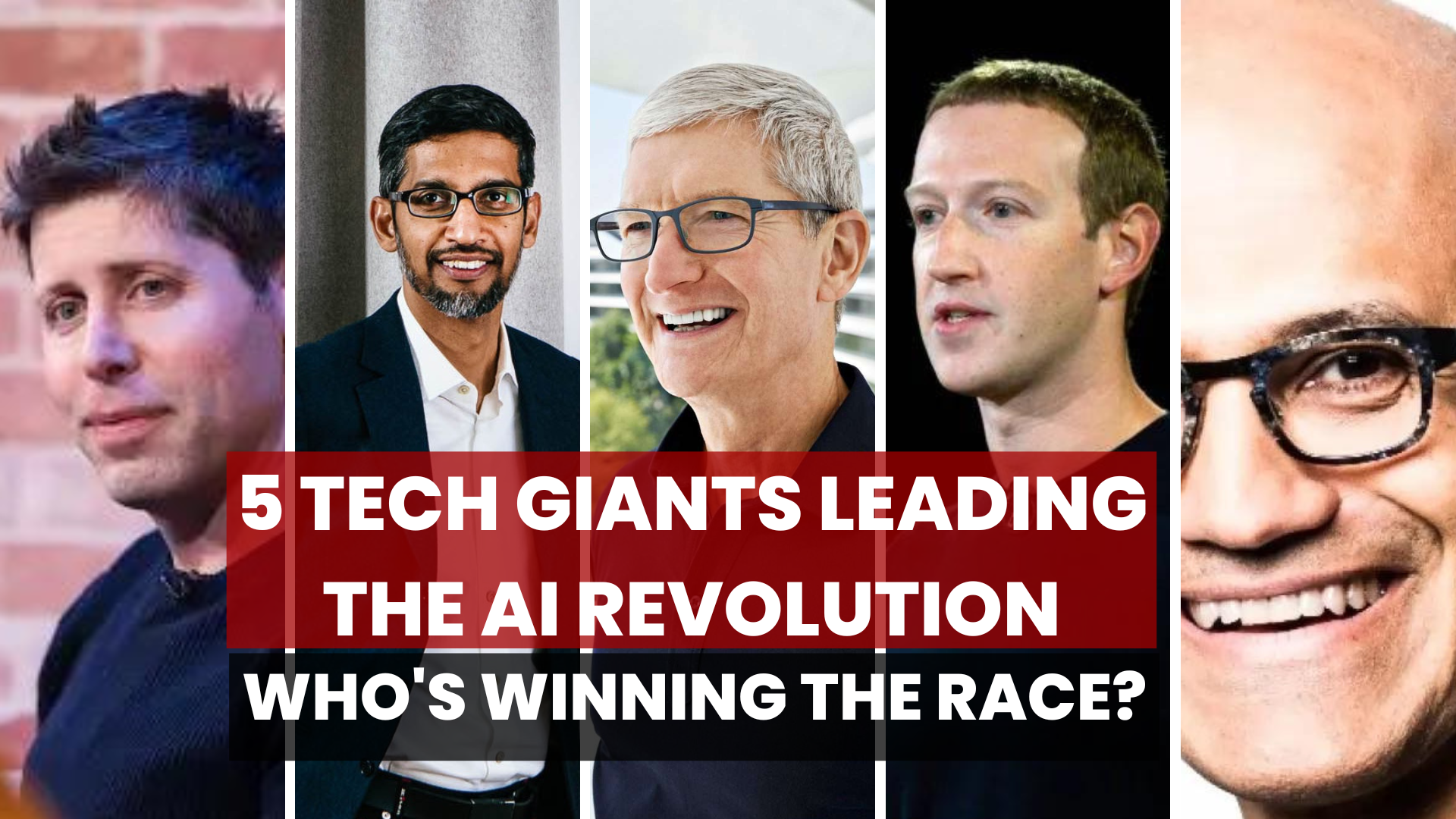 5 Tech Giants Leading The AI Revolution: Who's Winning The Race ...